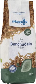 Spielberger Dinkel Vollkorn Bandnudeln 9mm Demeter 500g | Dinkel-Nudeln | Spaghetti, Nudeln & Co ...
